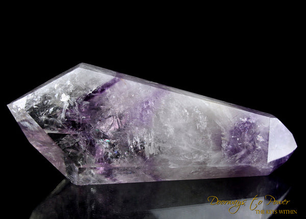 Amethyst Double Terminated Phantom Quartz Crystal Big - Doorways to Power