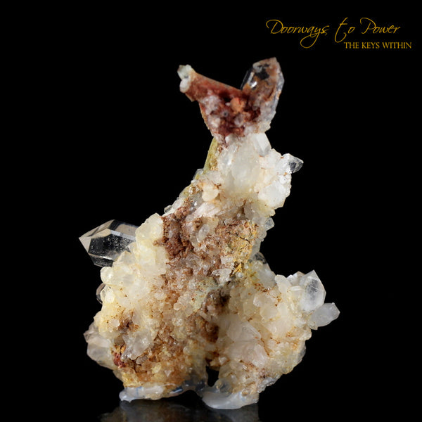 Brookite & Quartz Crystal Specimen 'Museum Quality' - Doorways to Power