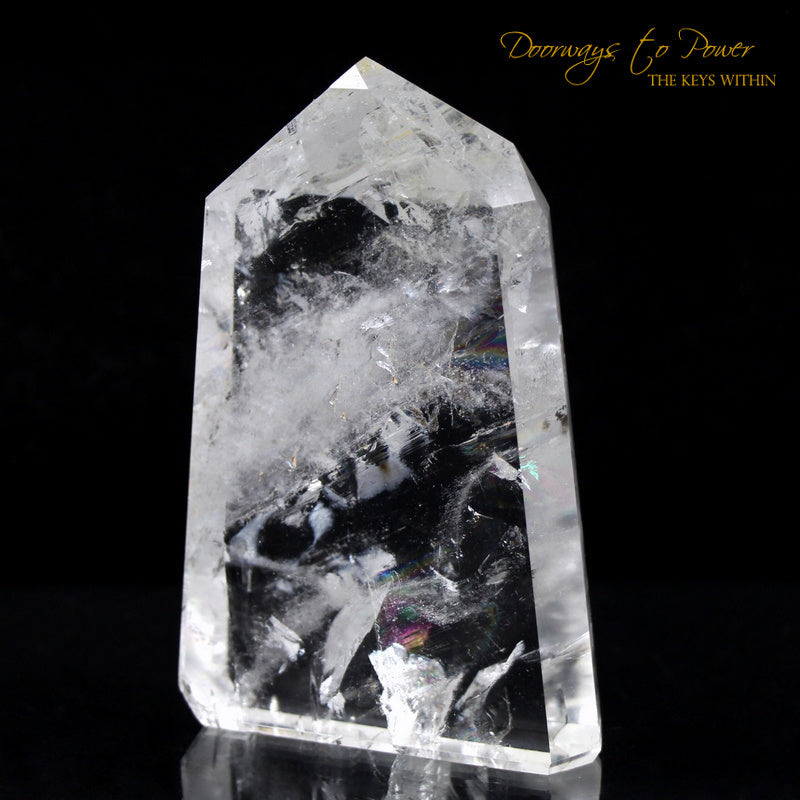 Exquisite Pure Clear Quartz Point & Devic Temple Master Crystal ...
