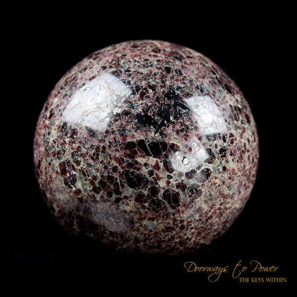 Red Ruby Crystal Sphere - Doorways to Power
