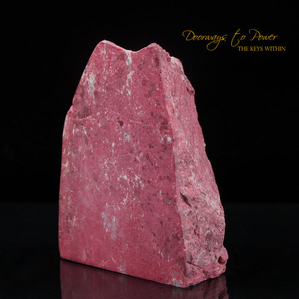 Rose Pink Thulite Crystal Altar Stone - Doorways to Power