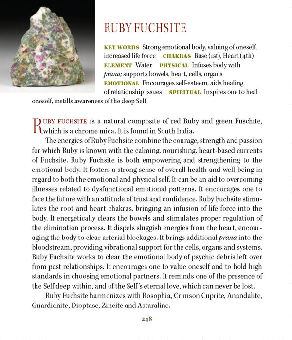 Ruby Fuchsite Crystal Pendant 14k - Doorways to Power