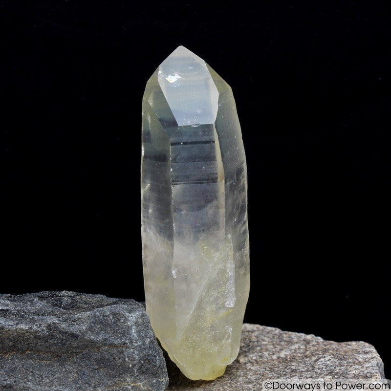 Golden Healer Lemurian Record Keeper Channeling Crystal - Doorways to Power