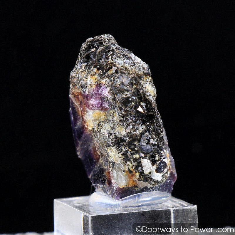 Red Ruby Blue Sapphire Corundum Specimen Record Keeper - Doorways to Power