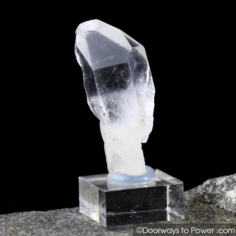 Quartz Scepter Specimen w/ Channeling Time Link Crystal - Doorways to Power