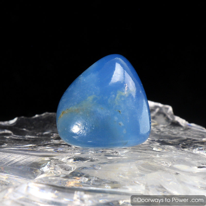 Lemurian Indigo Calcite Polished & Tumbled Crystal - Doorways to Power