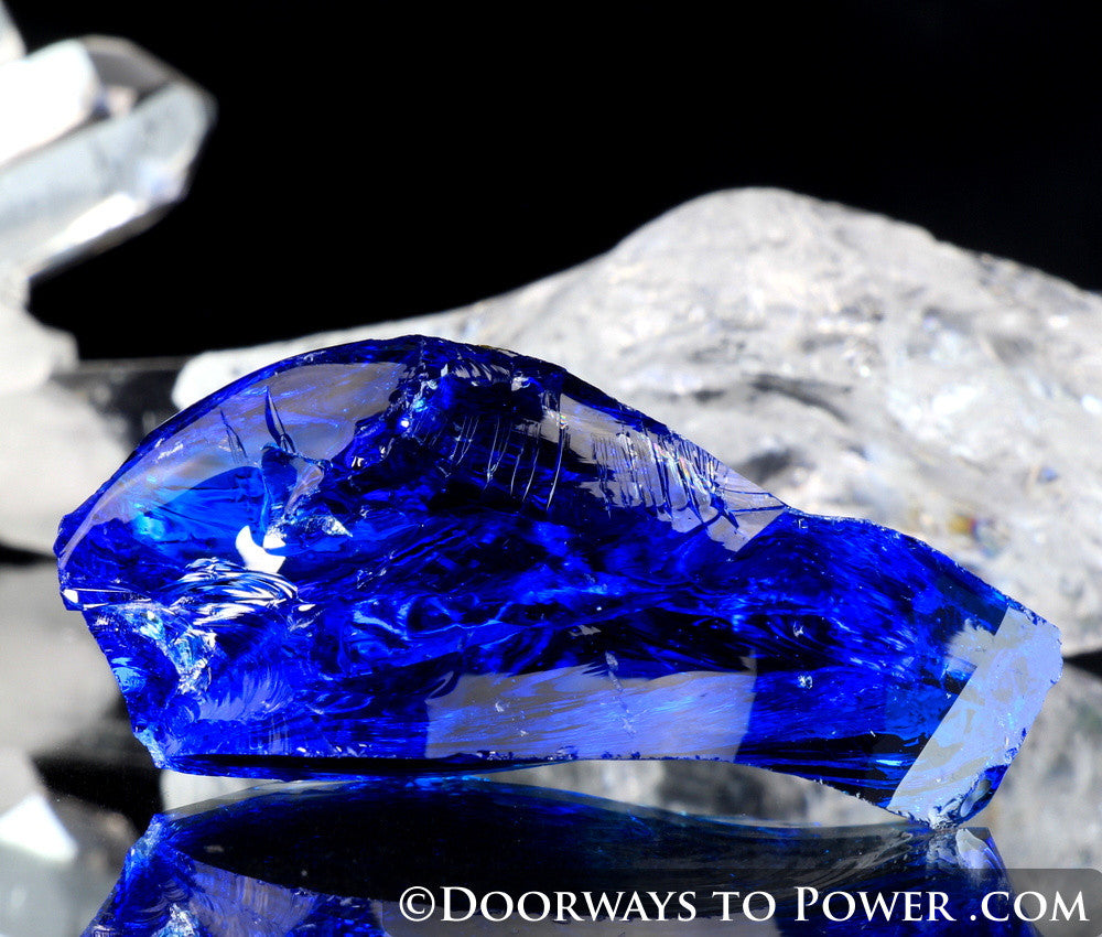 Electric Blue Atlantean Andara Crystal - Lady Nellie - Doorways to Power