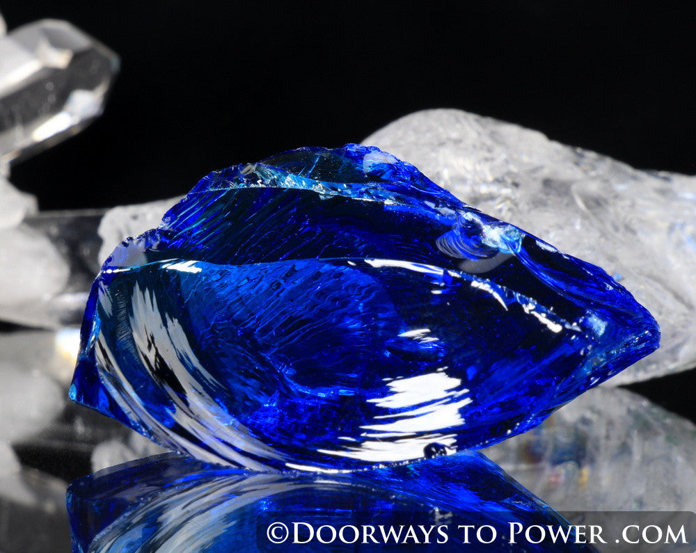 Electric Blue Atlantean Andara Crystal - Lady Nellie - Doorways to Power