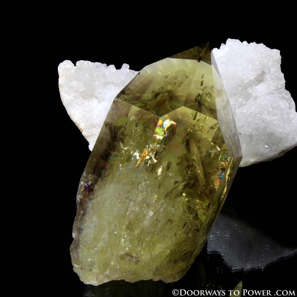 Citrine & Smoky Phantom Quartz Casa Crystal 'Very Rare' - Doorways to Power