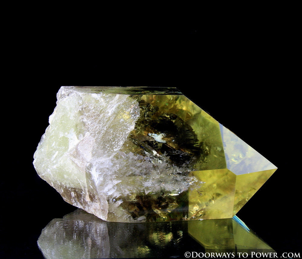 Citrine & Smoky Phantom Quartz Casa Crystal 'Very Rare' - Doorways to Power