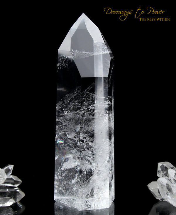 Clear Quartz Channeling Master Crystal 'Angelic Infinity Point ...