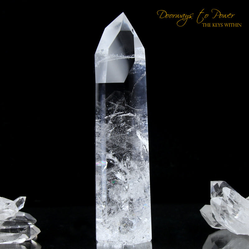 Clear Quartz Channeling Master Crystal 'Angelic Infinity Point ...
