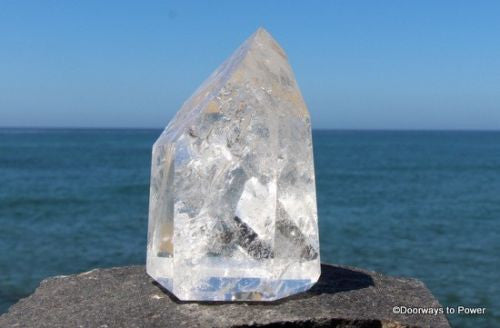 Goddess Lemurian Starseed Quartz Crystal Altar Stone - Doorways to Power