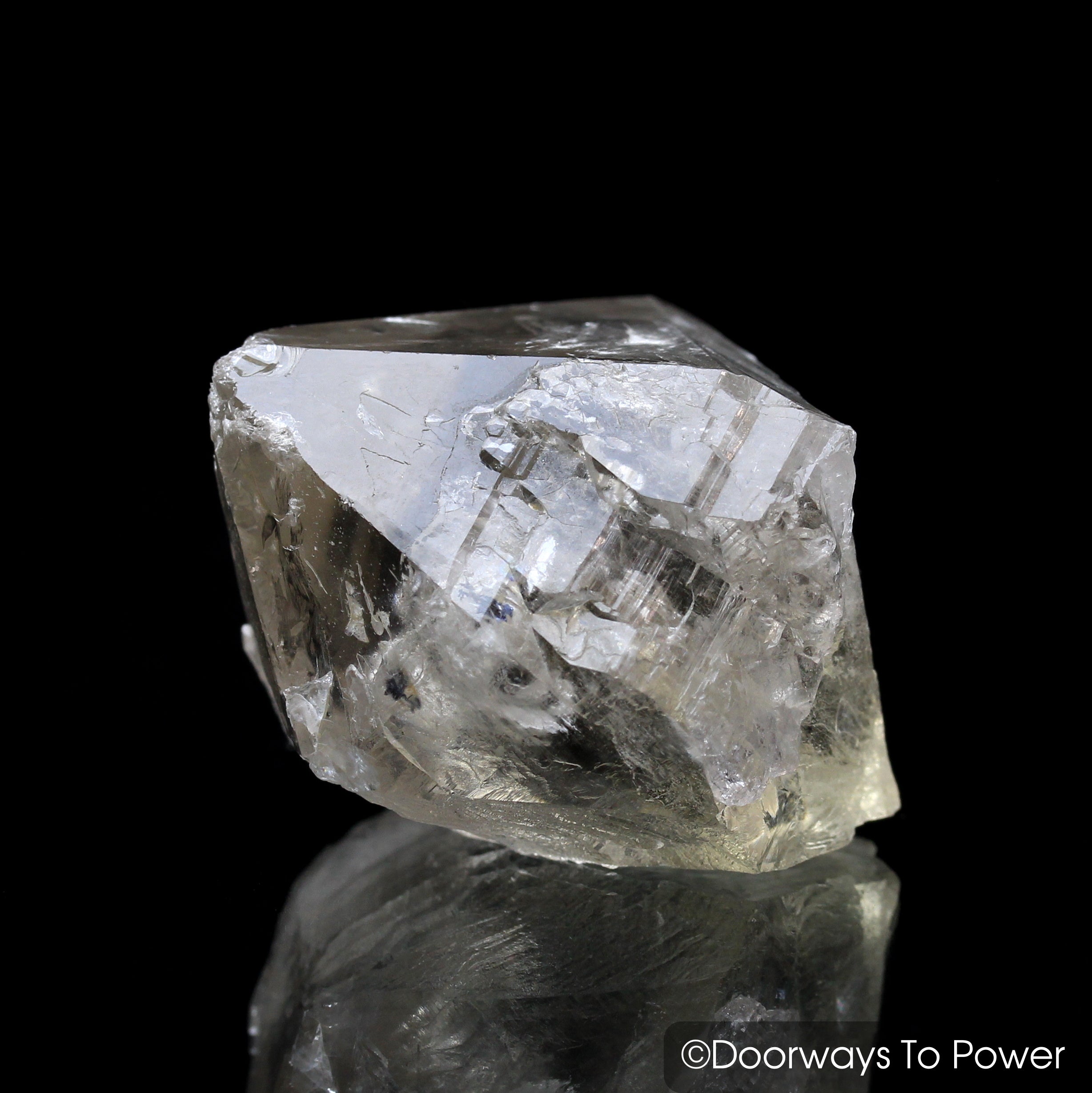 Golden Azeztulite Quartz Crystal w/ Record Keeper (RARE) - Doorways to ...