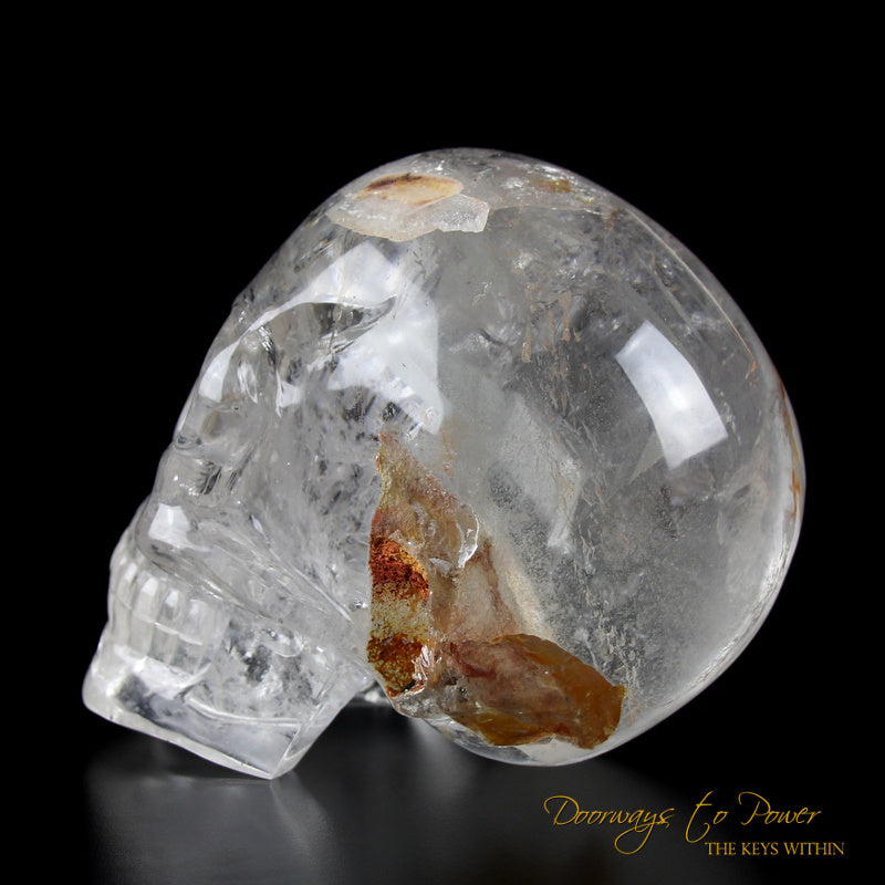 Phantom Quartz Crystal Skull 'Angelic Guide' - Doorways to Power