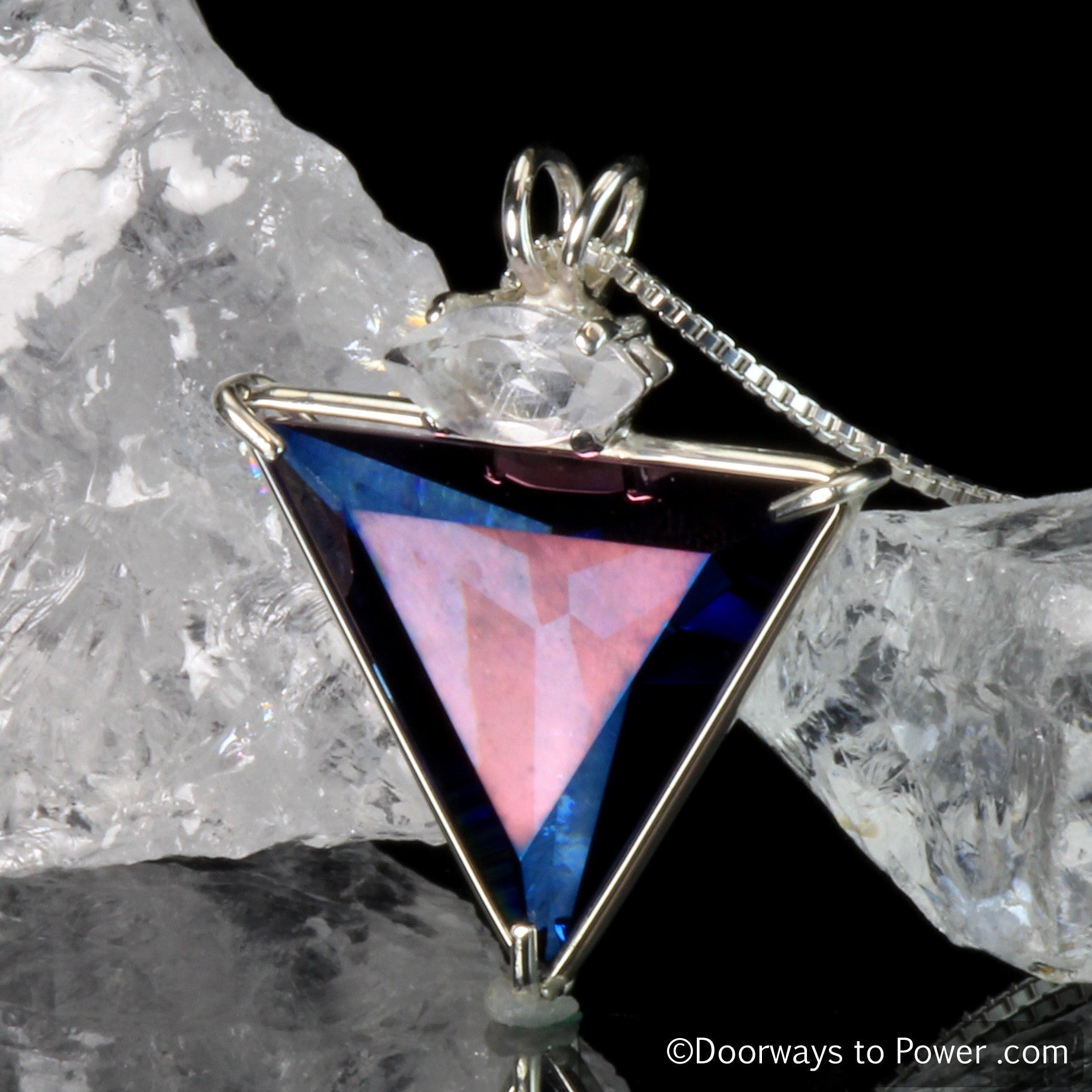 Tanzine Aura Angelic Star Pendant with Quartz .925 SS - Doorways to Power