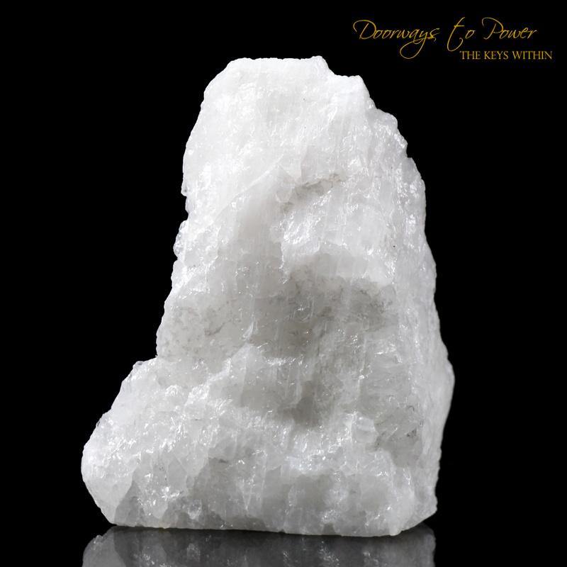 White Azeztulite Synergy 12 Stone Crystal - Doorways to Power